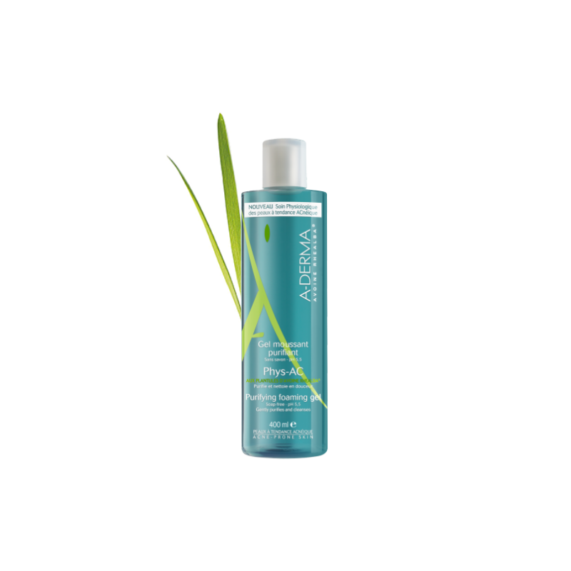 Aderma Physac-AC Gel Limpiador Purificante 400ml