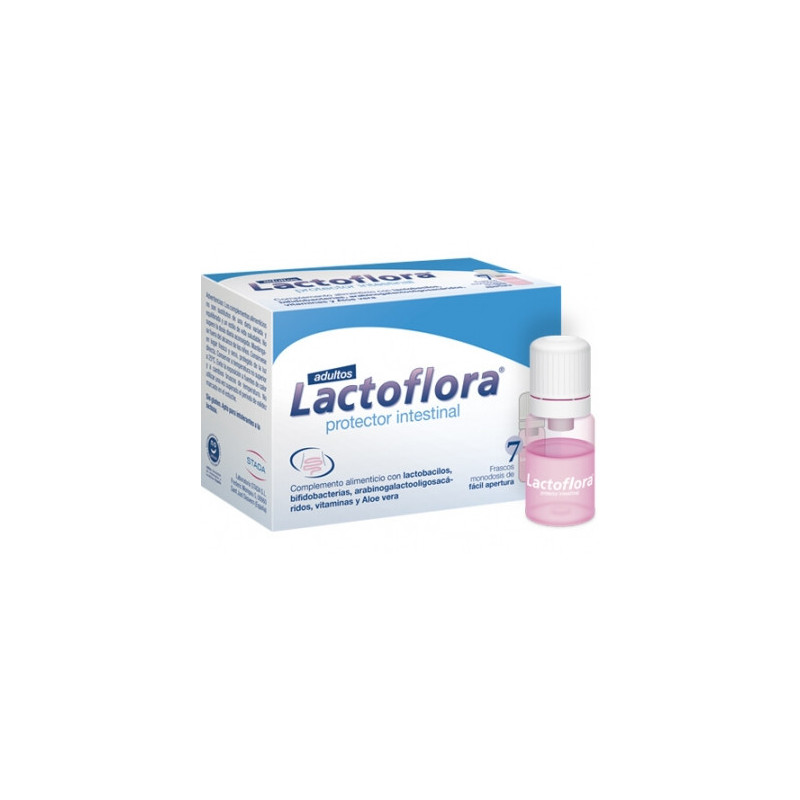 Lactoflora Probiotico Con Vitaminas 100.000 millones Adultos 10 Frascos ...