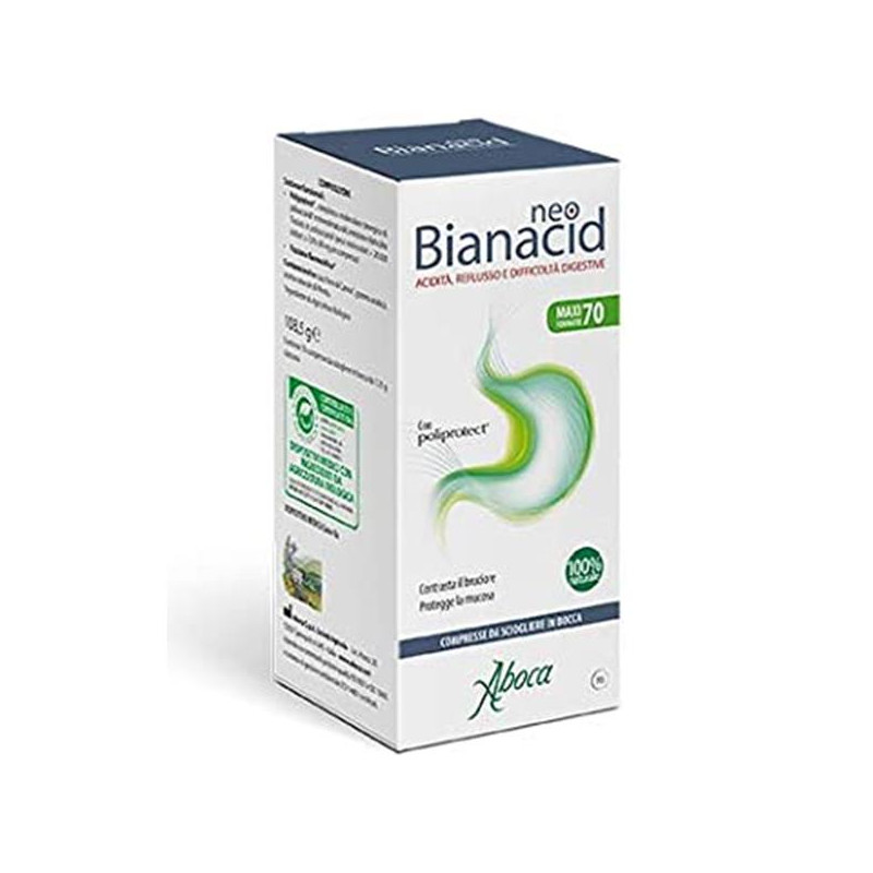 Aboca Neobianacid Acidez y Reflujo 70 Comprimidos