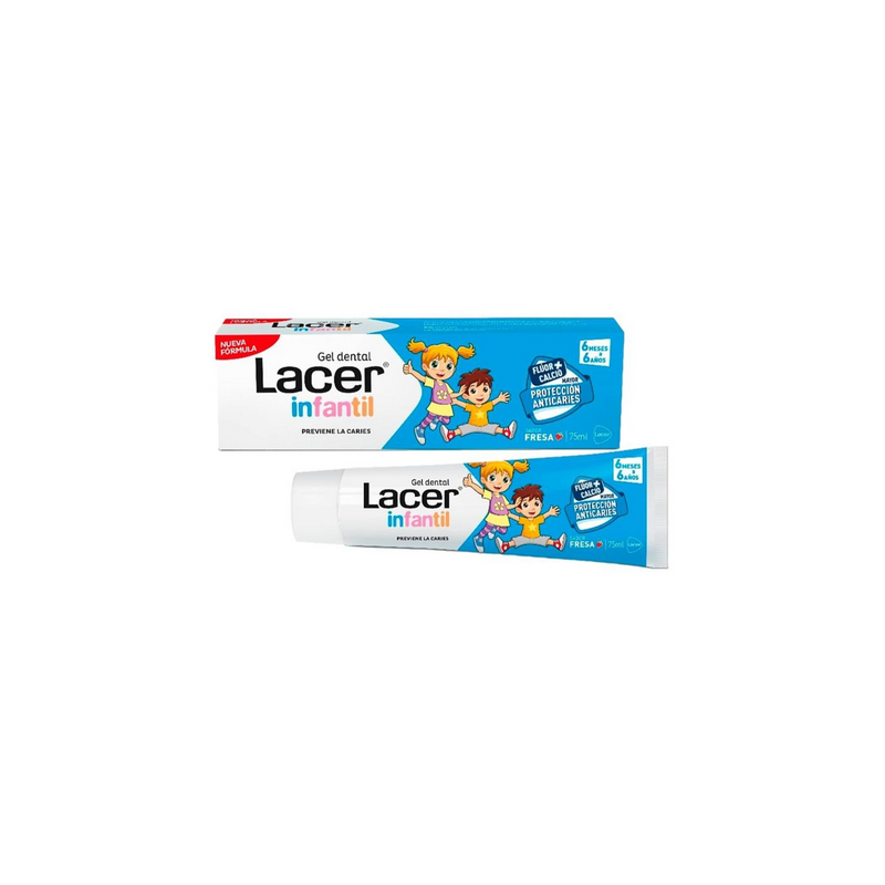Lacer Infantil Gel Dental Fresa 2-6 años, 75ml